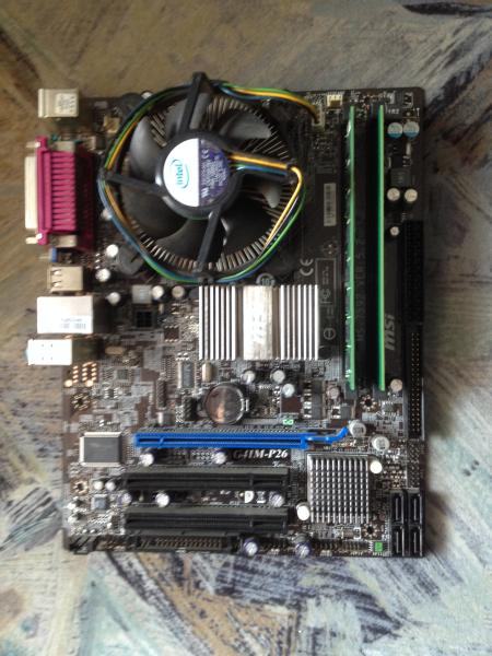 Matična MSI G41M-P26, Intel Celeron E3300 i 1x2 GB DDR3 1333 MHz