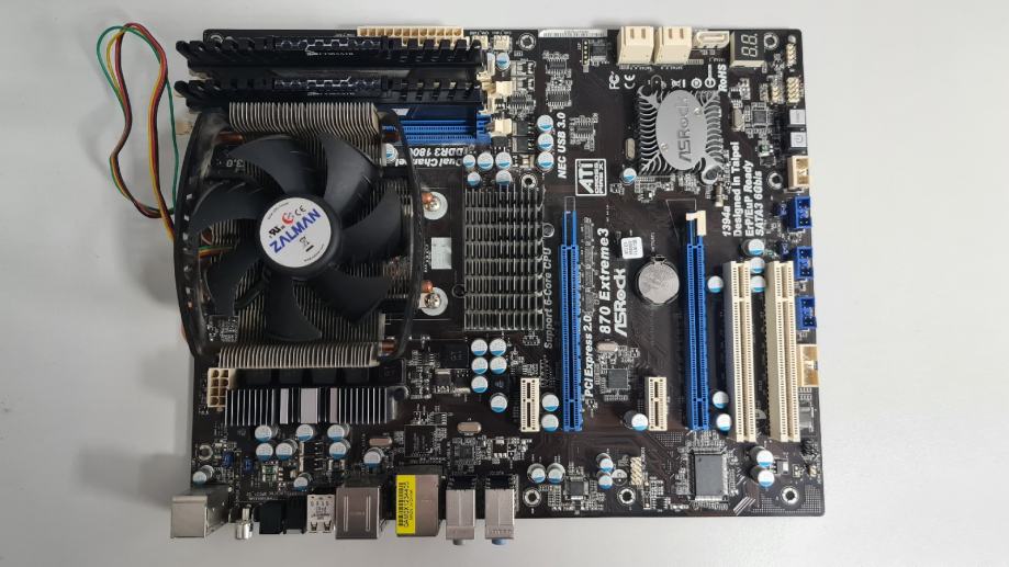 Matična ploča ASROCK 870 extreme 3 + PROCESOR + MEMORIJA