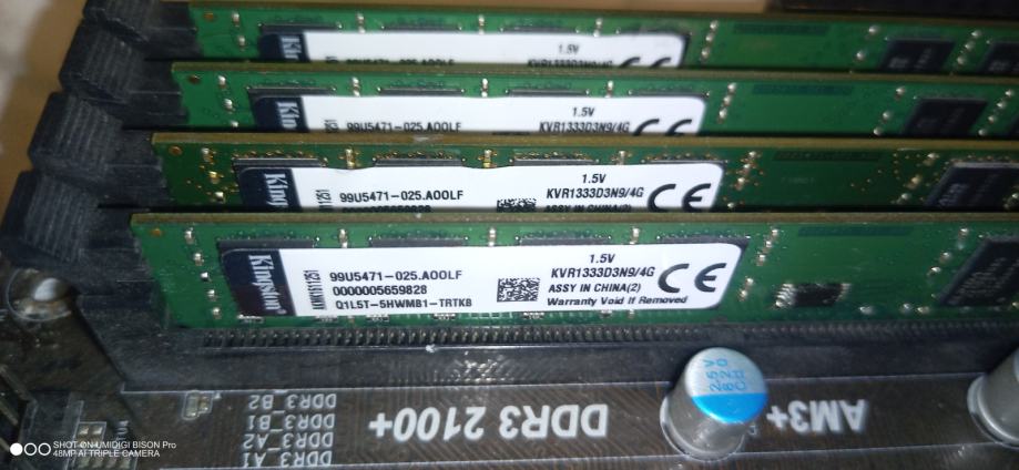 Matična ploča ASRock 970Pro3 AM3+, +cpu+ram