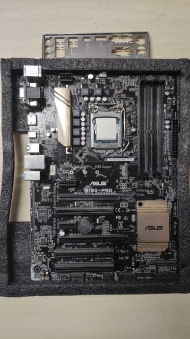Matična ploča Asus B150-PRO + procesor Intel i5 6600