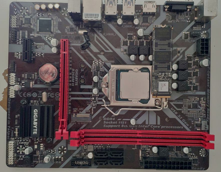 Matična ploča + CPU + m2 NvME, Upgrade kit komplet , disk, procesor