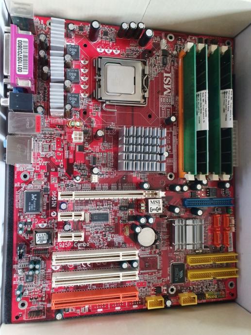 Matična ploča, procesor, ram memorija i hdd