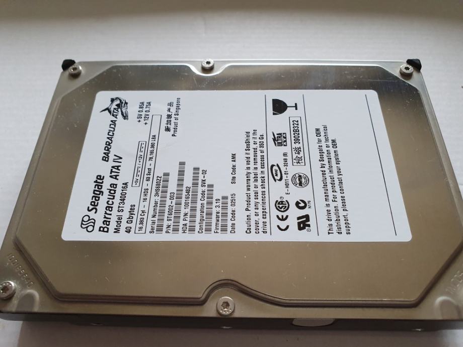 Matična ploča, procesor, ram memorija i hdd