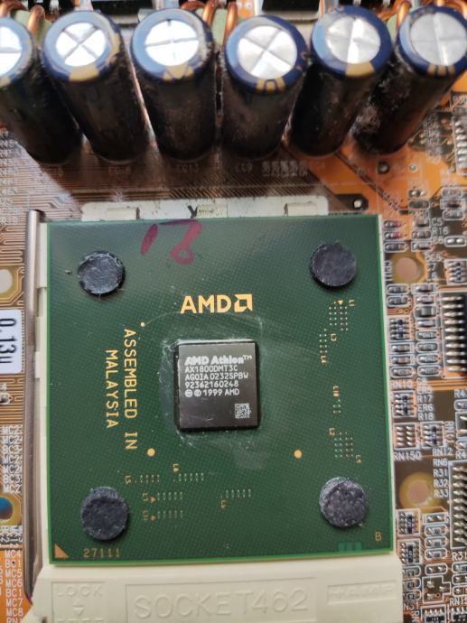 MATIČNA PLOČA SOCKET 462 (A) ECS K7S6A + ATHLON 1800+,768MB RAMA