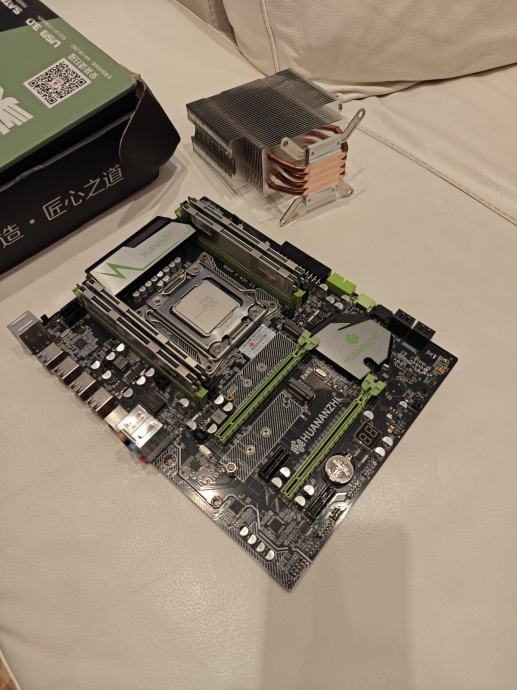 Matična + procesor + RAM + hladnjak