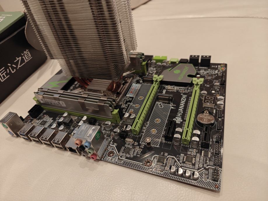 Matična + procesor + RAM + hladnjak