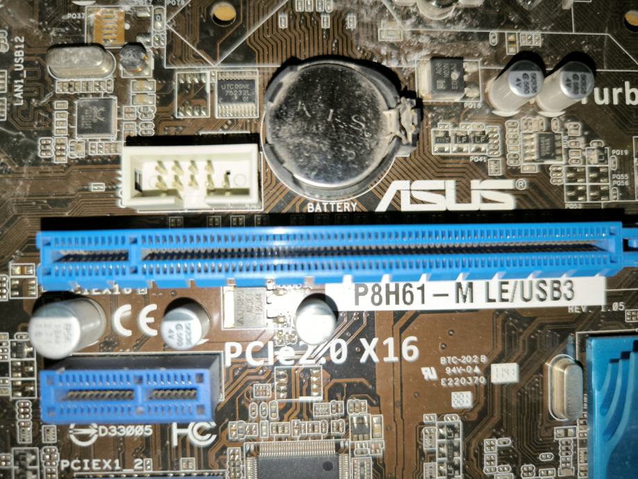 Matična + procesor + ram Intel i3-2100 RAM 8GB