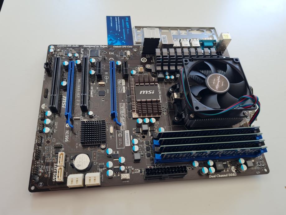 MSI 970A-G46 + X4 965 + 4GB/8GB/16GB/32GB - Socket AM3 - Račun / R1