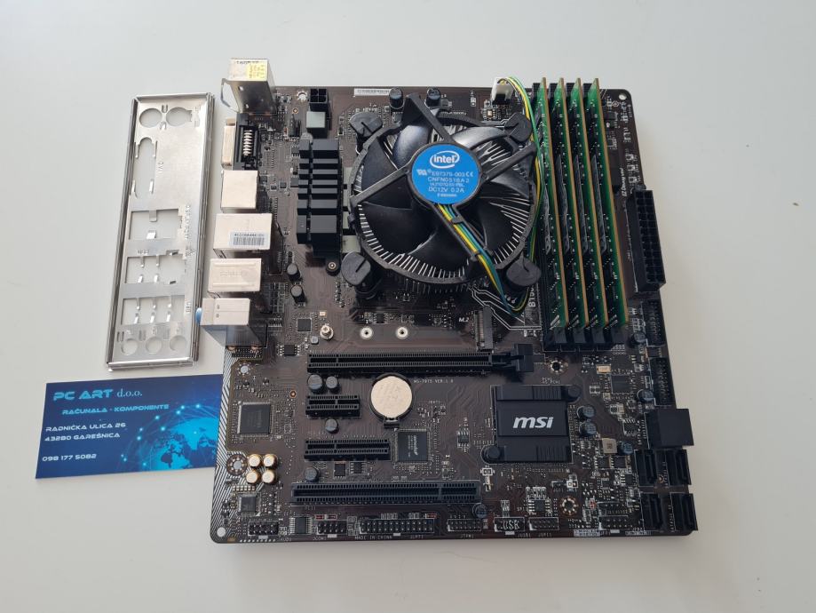 MSI B150M-S01 + i5 6500 + 4GB/8GB/16GB/32GB DDR4 - Račun/ R1 / Jamstvo