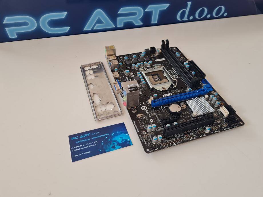 MSI B75MA-E31, Intel B75, Socket 1155 - Račun / R1 / Jamstvo