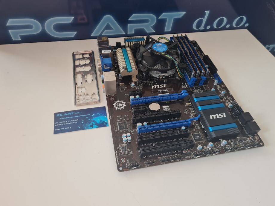 MSI H87-G43 + G3460 + 4/8/16/32GB RAM - Račun / R1 / Jamstvo