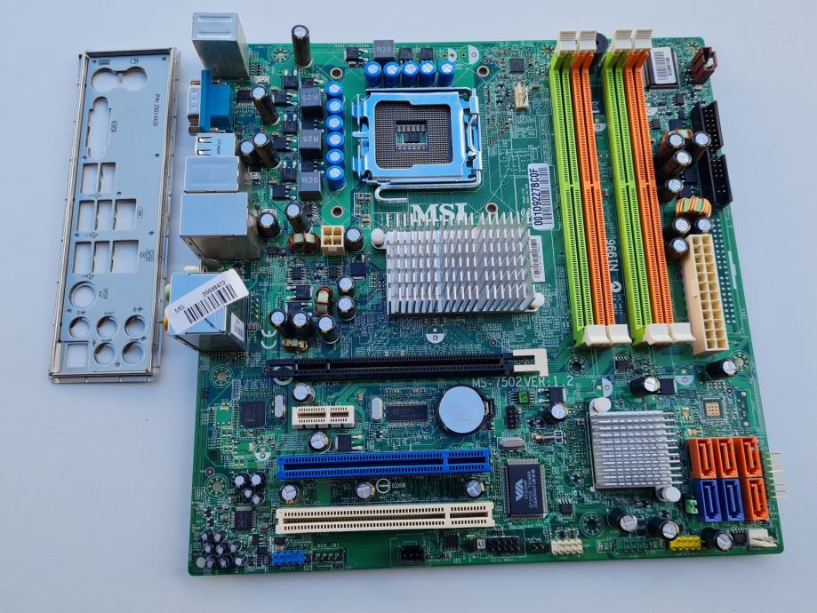 MSI MS-7502 , DDR2 RAM, Socket 775