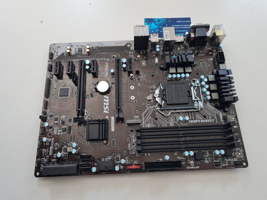 MSI Z170-A PRO, Intel Z170, Socket 1151 - Račun / R1 / Jamstvo