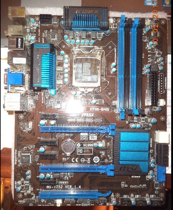 MSI Z77A-G45 Chipset Z77 Intel Socket 1155 matična ploča