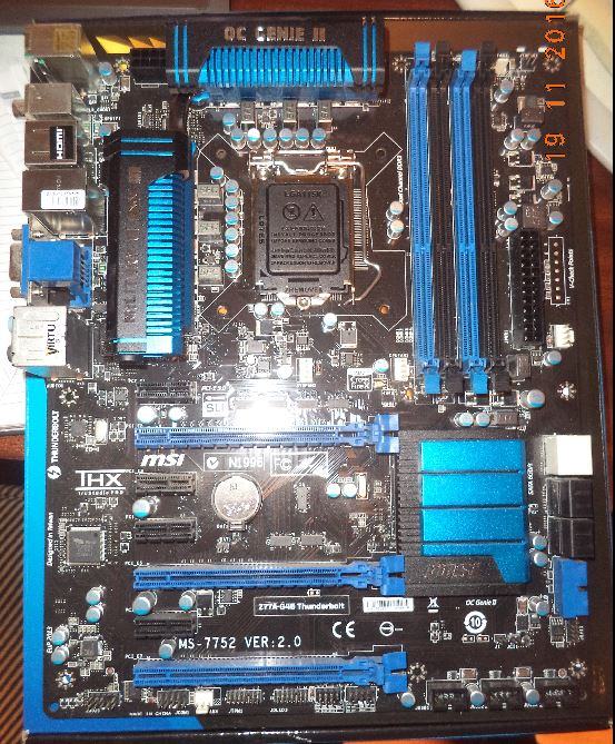 MSI Z77A-G45 Thunderbolt Chipset Z77 Intel Socket 1155 matična ploča