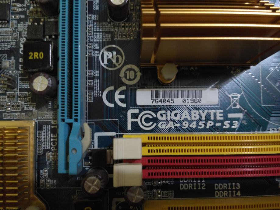 Prodajem matičnu ploču Gigabyte GA-945P-S3 rev 3.3 - 50kn