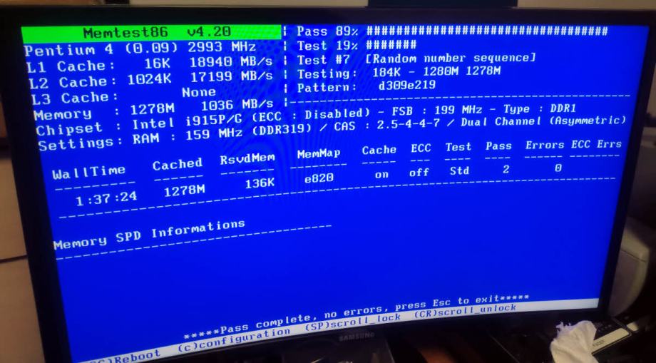 Socket 775 matična ploča Asus P5GD1-VM Vintage + cpu i mem.