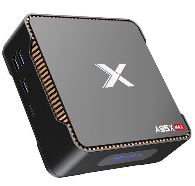 TV box- A95X MAX S905X2 4GB DDR4 64GB eMMC 4K Android 8.1 TV Box
