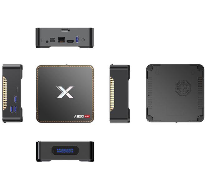 TV box- A95X MAX S905X2 4GB DDR4 64GB eMMC 4K Android 8.1 TV Box