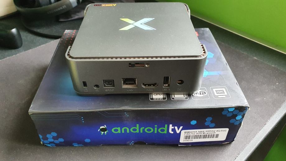 Android TV Box A95X MAX S905X2 4GB DDR4 64GB eMMC 4K SATA BT