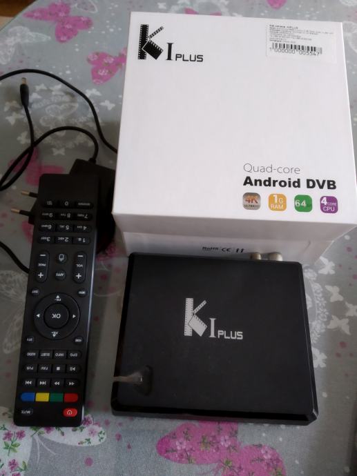 K1 plus Android box S2/DVB-T2 4K h-265