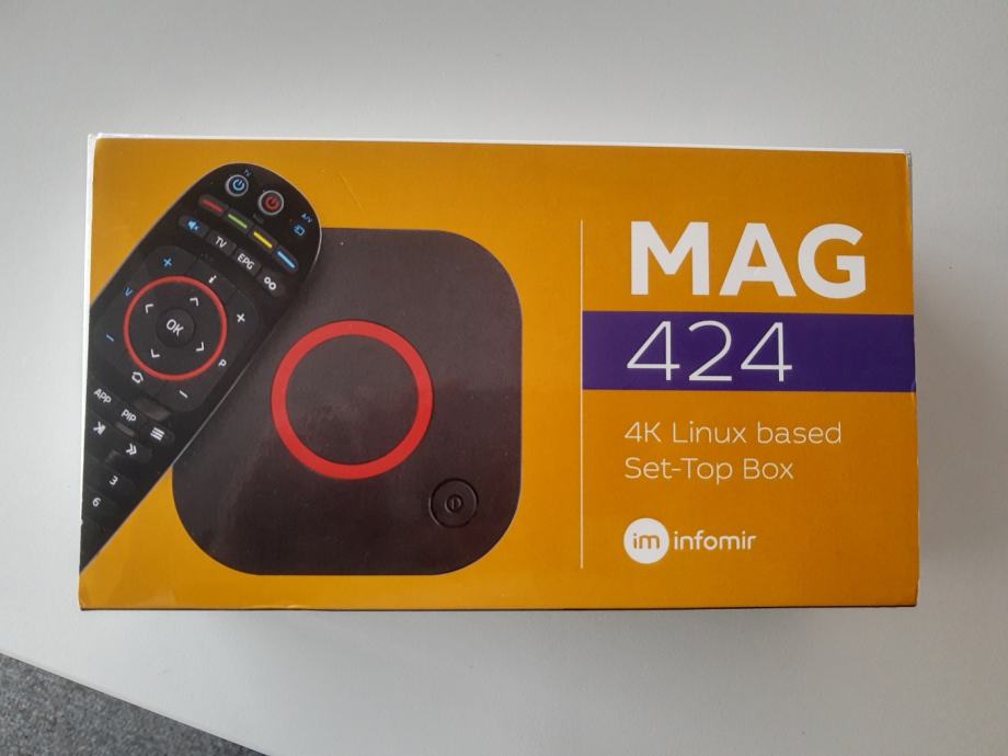 MAG 424 IPTV Prijemnik, 4K, Linux