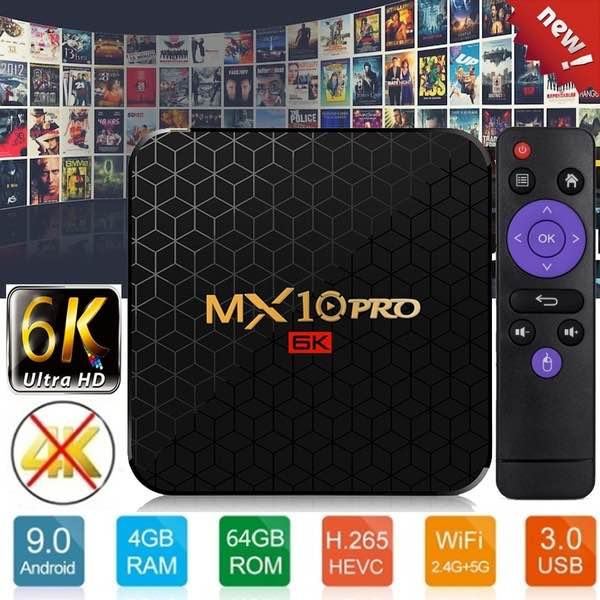 Android TV Box MX10 Pro, KODI, ANDROID 9.0 4GB-32G-PODEŠEN I SPREMAN!