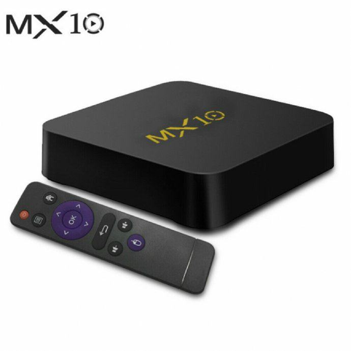 Smart TV BOX MX10 Android 9.0 RK3328 Quad Core 4GB /32GB 4K H.265 WiFI