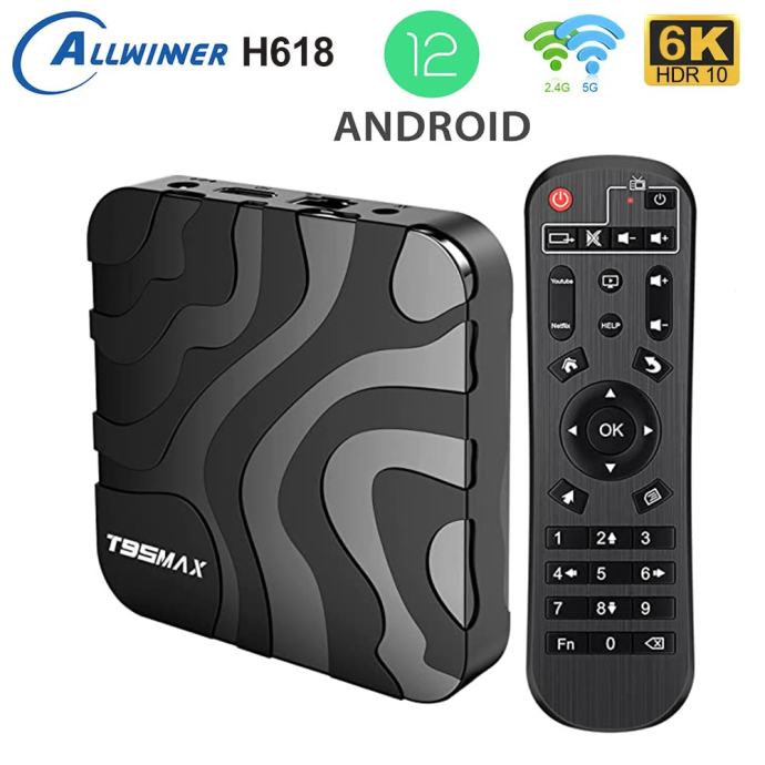 T95 MAX 4GB/32GB tv box Andriod 12