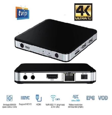 TVIP S-Box v.605 IPTV 4K UHD WiFi - NAJBOLJI UREĐAJ ZA IPTV