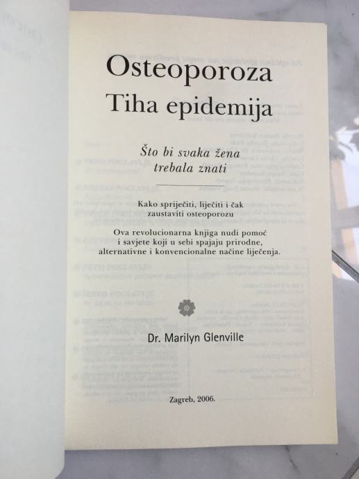 Glenville, OSTEOPOROZA: Tiha epidemija