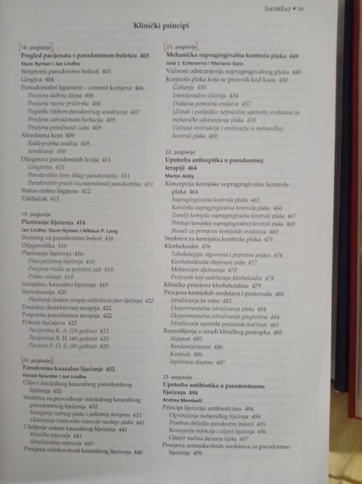 KLINIČKA PARODONTOLOGIJA I DENTALNA IMPLANTOLOGIJA (4. izd.)Jan Lindhe