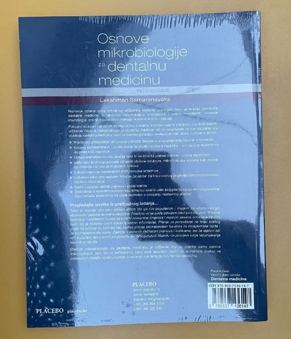 KNJIGA OSNOVE MIKROBIOLOGIJE za DENTALNU MEDICINU