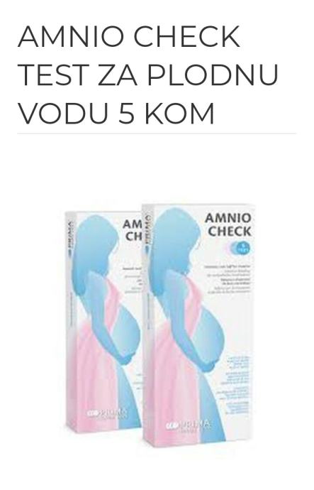 Amnio check test za plodnu vodu 4komada