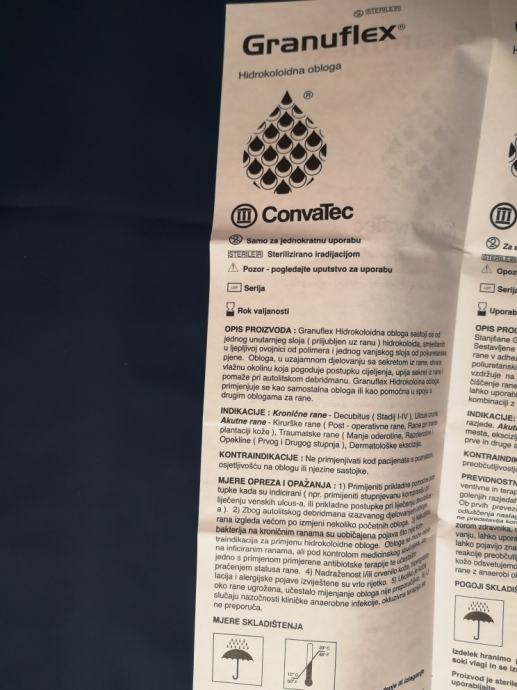 Granuflex flasteri za dekubitus i rane 15x15