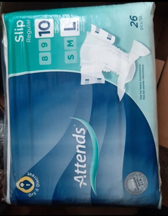 Pelene za odrasle ATTENDS L (100-150) opseg struka