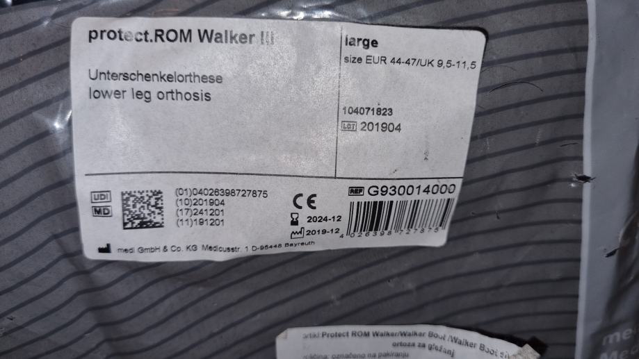 Walker ortoza