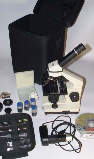 Mikroskop Bresser Biolux AL +USB elektronski okular - Nekorišteno