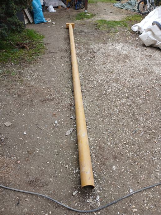 Čelični stup 5m dužine fi 11.5cm, stijenka 5mm