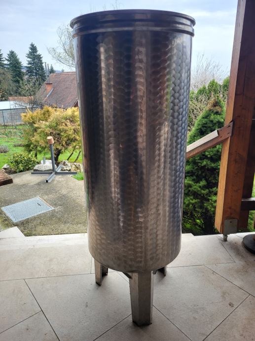 Inox bačva 175 l - Hrupec, s plivajućim poklopcem