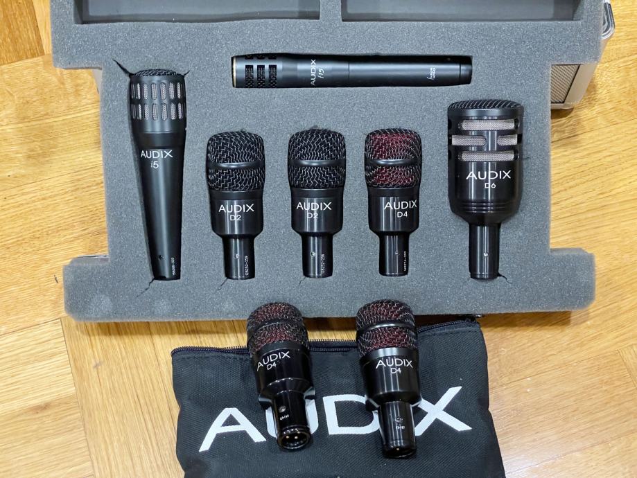 Audix DP5-A Drum Microphone Set (prošireni set s dodatnim mikrofonima)