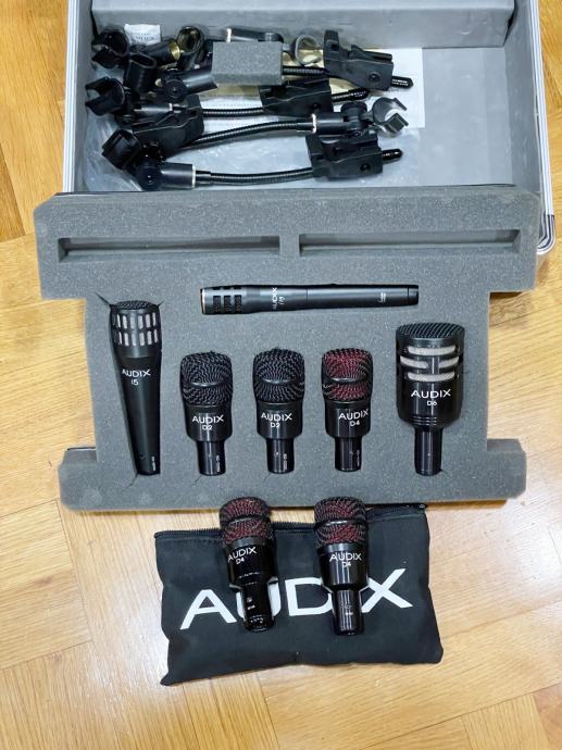 Audix DP5-A Drum Microphone Set (prošireni set s dodatnim mikrofonima)