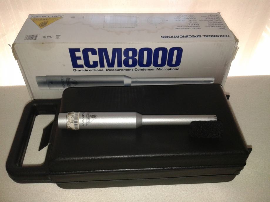 Prodajem RTA Mic Behringer Measurement Microphone ECM8000