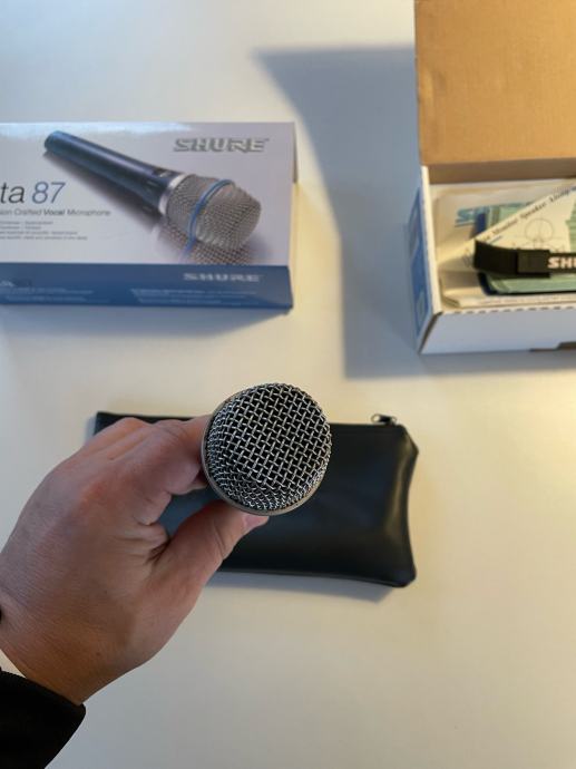 Shure Beta 87 A , mikrofon original