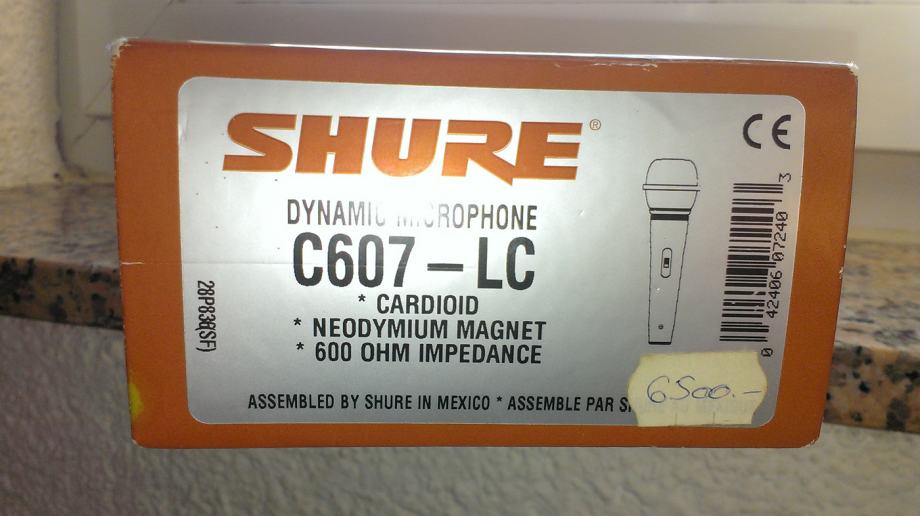 Shure C607-LC