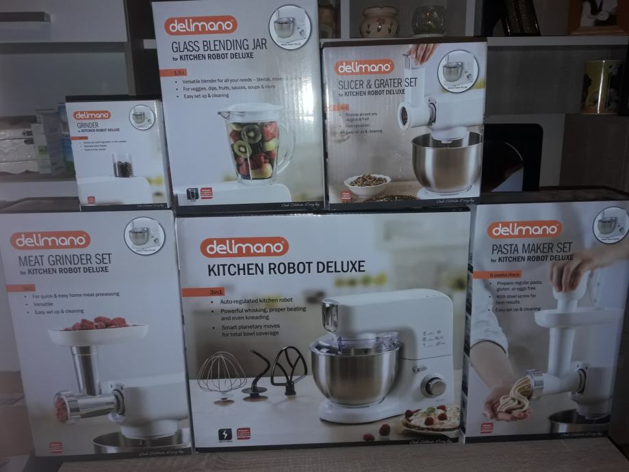 Delimano Kitchen Robot Deluxe NOVO, NEOTVORENO!!!