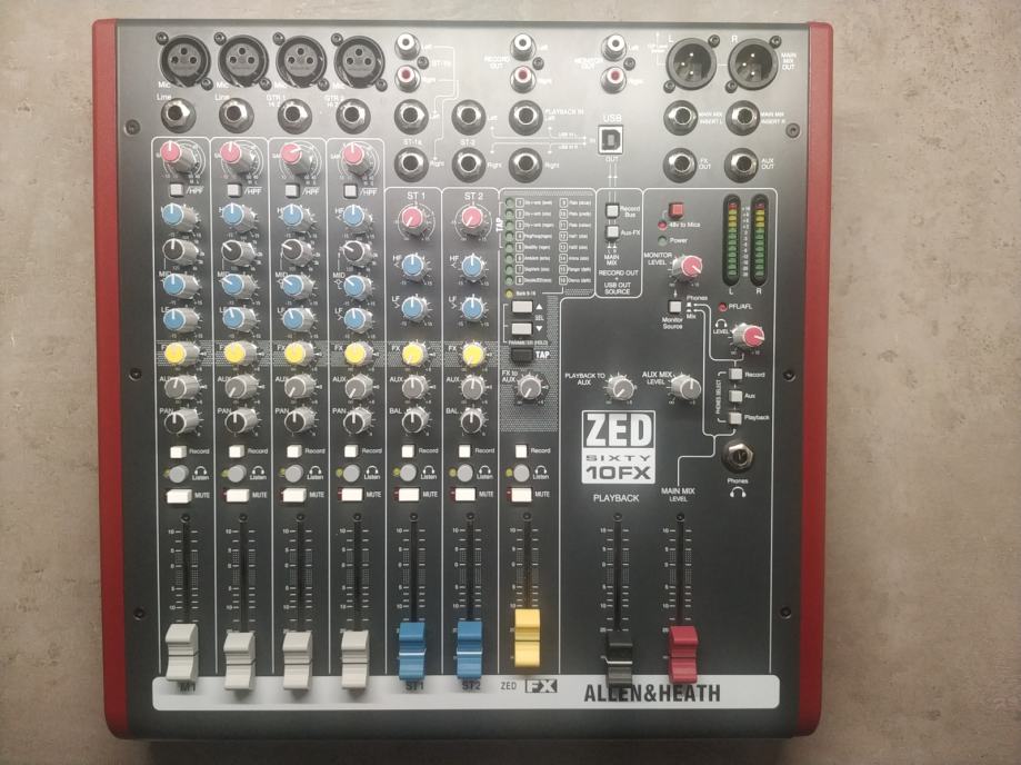 Allen & Heath ZED60-10FX mixer