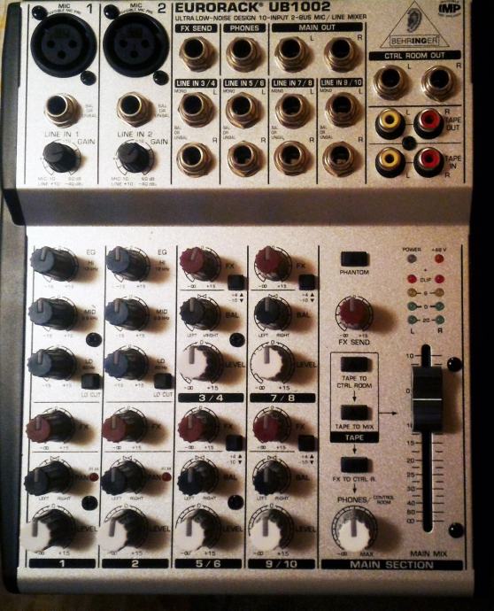 Behringer UB1002 Eurorack Mixer