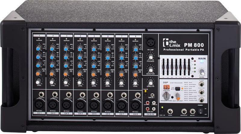 PA MIXER the t.mix PM800 Powered Mixer