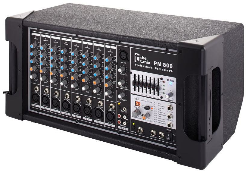 PA MIXER the t.mix PM800 Powered Mixer